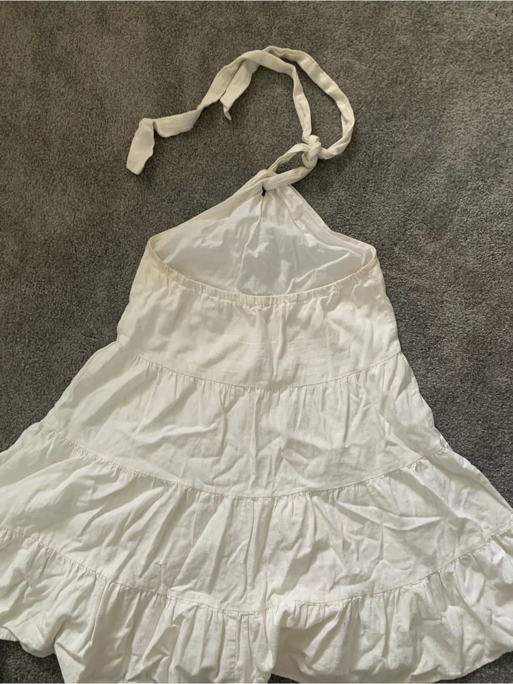 Copper Key | Dresses | Copper Key White Strapless Tiered Sundress ...
